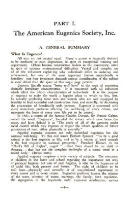 Digital Archive: American Eugenics Society – Intersectionality, Past ...